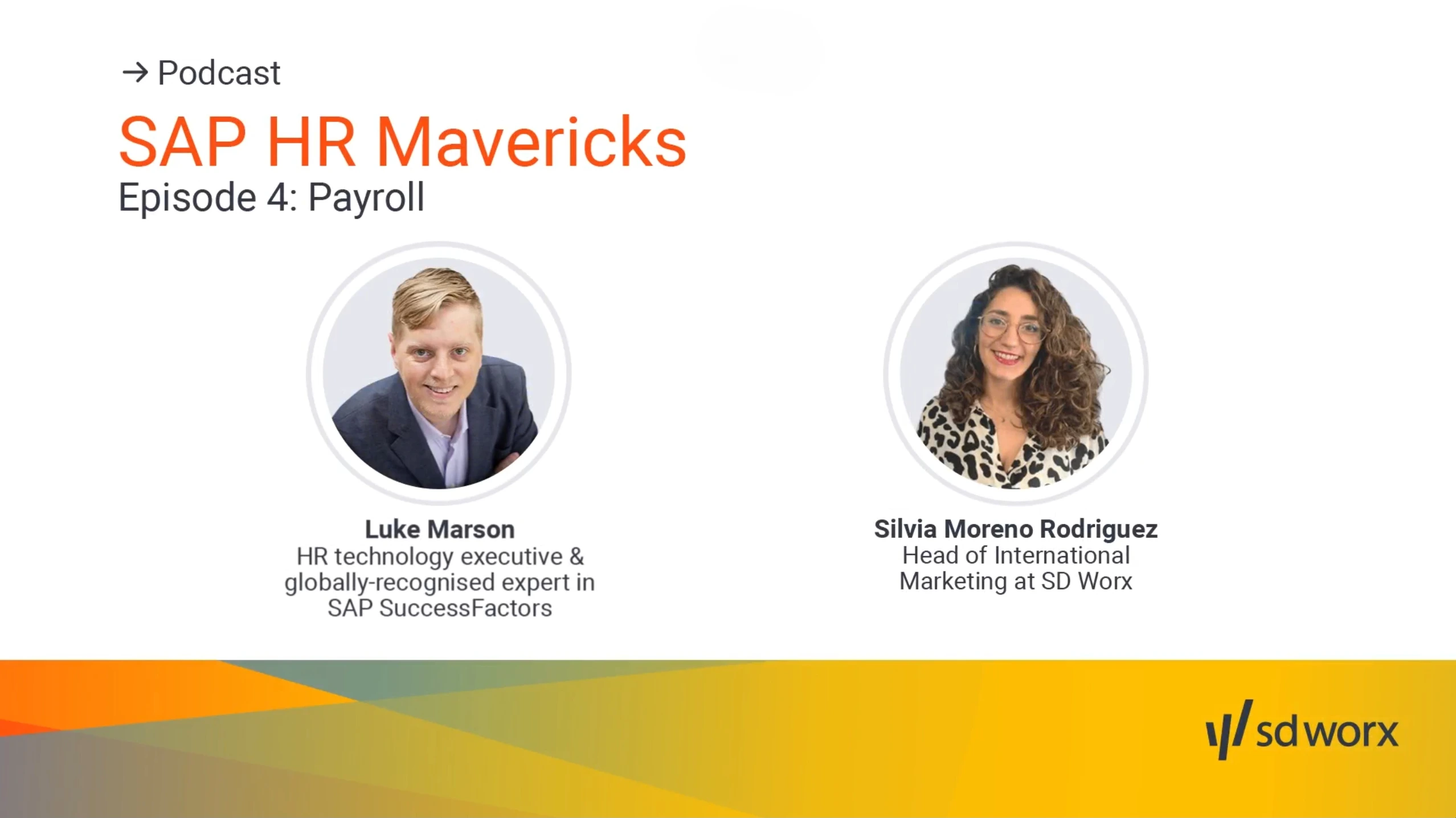 SAP HR Mavericks Podcast Episode 4: Payroll | SD Worx